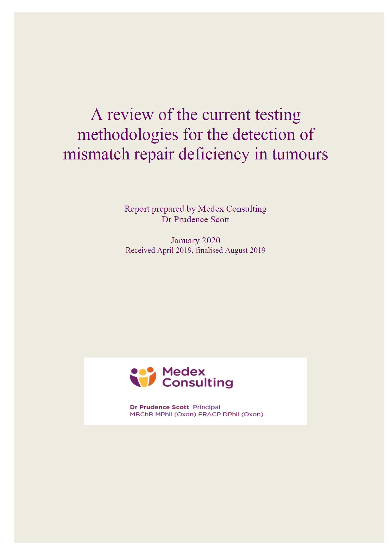 2019 review of the current testing methodologies for the detection of ...